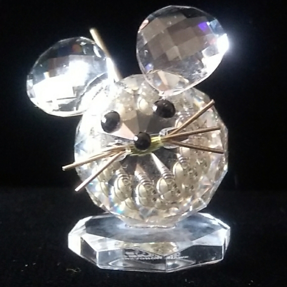 Swarovski | Accents | Swarovski Retired Vintage Adorable Crystal Mouse ...